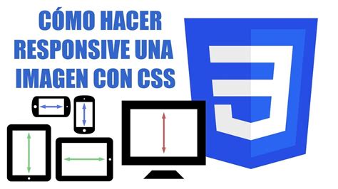 cómo hacer responsive una imagen con css youtube