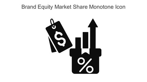 Brand Equity Market Share Monotone Icon In Powerpoint Pptx Png And Editable Eps Format Ppt Slide