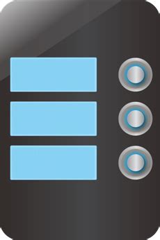 AES Mod 3b 3 Button Illuminated Module Electric Gate Motors