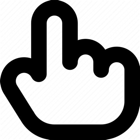 Tap Point Finger Interaction Touch Gesture Icon Download On