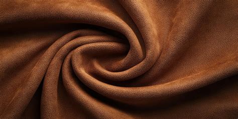 Aerial View Of A Brown Suede Fabric Texture Highlighting The Soft Matte