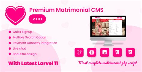 premium matrimonial script version 3