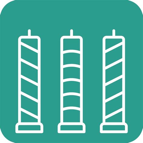 Candles Line Round Corner Background Icons 14730488 Vector Art At Vecteezy