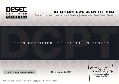 Keeplearning Keephacking Desec Dcpt Pentest Cybersecurty Kauan