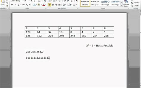 subnetting tutorial youtube