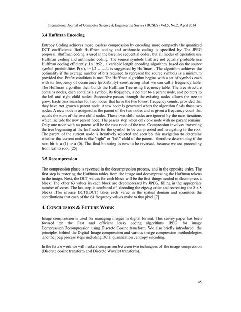 Jpeg Image Compression Using Discrete Cosine Transform A Survey Pdf