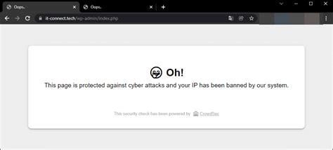 Comment Protéger Son Site Wordpress Avec Crowdsec It Connect