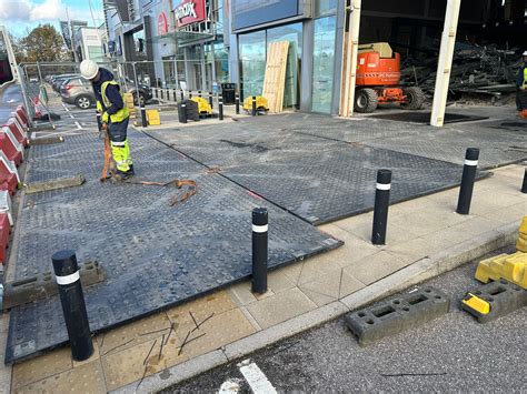 Heavy Duty Pavement Protection Road Plate Hire