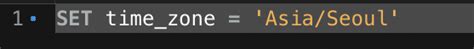 Mysql Timezone