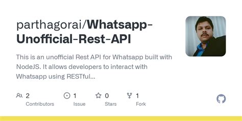 GitHub Parthagorai Whatsapp Unofficial Rest API This Is An Unofficial Rest API For Whatsapp