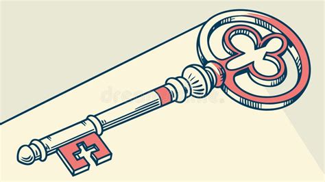 Ornate Vintage Key Unlock Secrets Design Vector Design Generative Ai