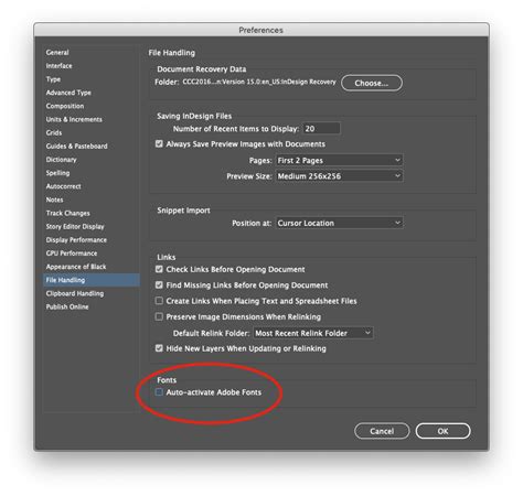 Solved How To Turn Off Automatic Font Activation Adobe Community