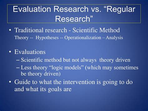 Ppt Evaluation Research Powerpoint Presentation Free Download Id