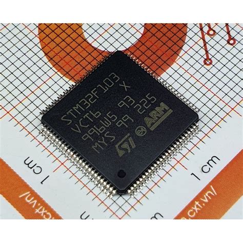 Stm32f103vct6 Ic Mcu 32bit 256kb Flash 100lqfp Shopee Việt Nam