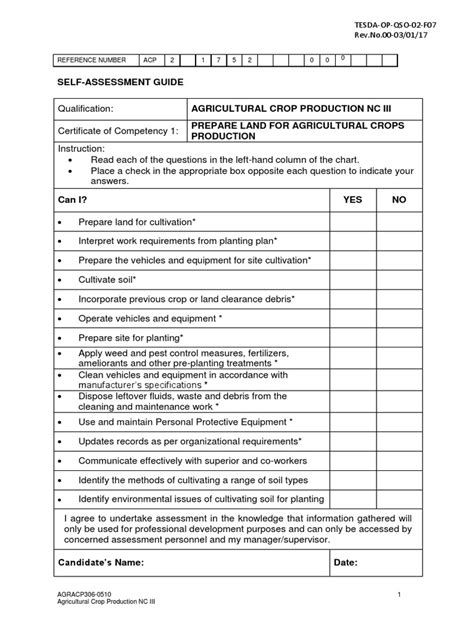 Assessment Guide Pdf Agriculture Pesticide