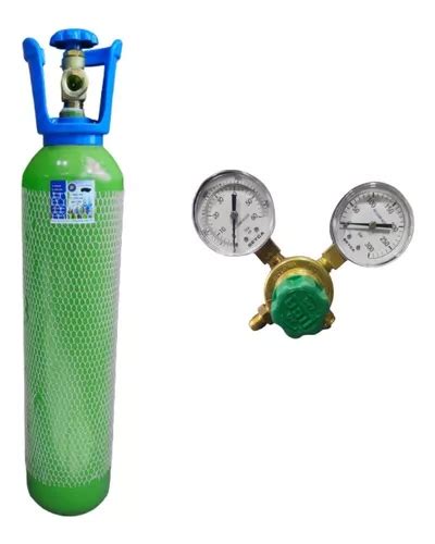 Tubo Cilindro Nitrógeno 1 M3 Ctulipa Regulador De Alta Og Oeste Gases
