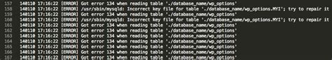 Mysql Sporadic Wordpress Database Connection Errors What A