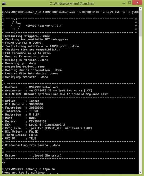 Msp F A Security Fuse Blown Msp Low Power Microcontroller Forum