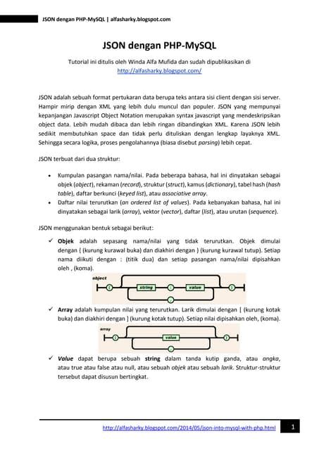 Json Dengan Php My Sql Pdf