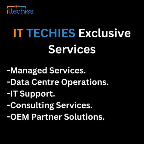 It Techies Services Pvt Ltd On Linkedin Ittechies Uniqueexperience 1stopsolution