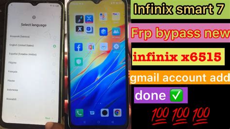 Infinix Smart Frp Bypass Infinix X Frp Bypass Infinix X Frp Bypass Youtube