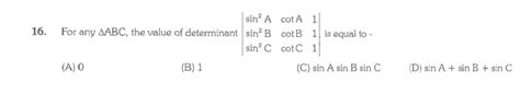 Trigonometry Computing A Certain Trigonometric Determinant