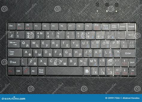 Close Up Laptop Keyboard Focus Some Keyboard Characters Black And White Focus On Windows