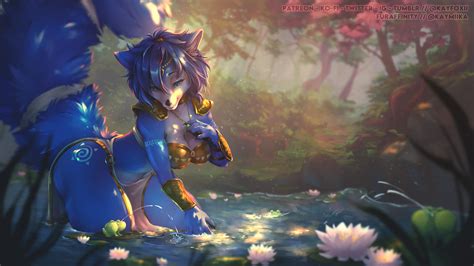 Q Lilypads Lotus Flowers Krystal Fanart For March