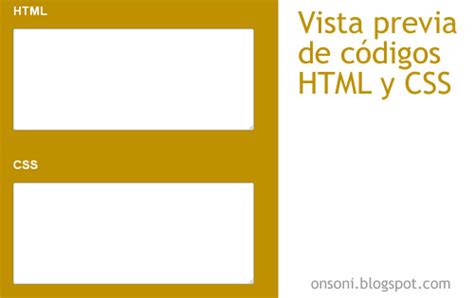 Vista Previa De C Digos Html Y Css En Un Iframe Onsoni
