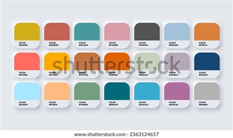 Color Palette Procreate Color Swatches Rgb Stock Vector Royalty Free 2363124617 Shutterstock