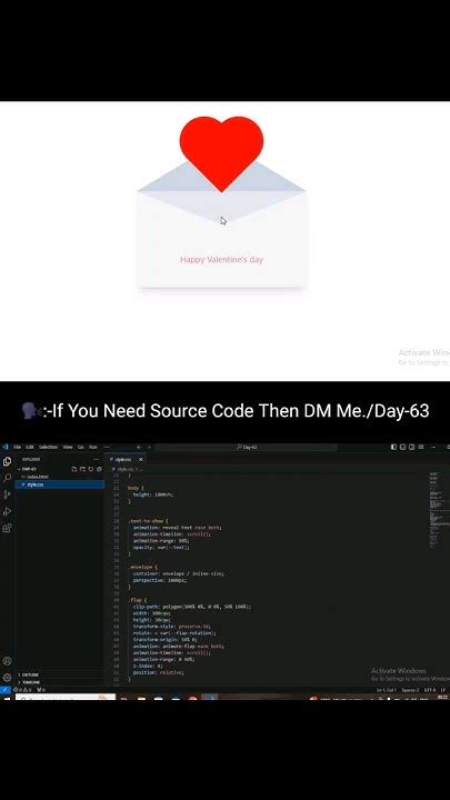 Valentine Dayshorttrendinglovefashionviralcss3animationemailheartlovelycodeing