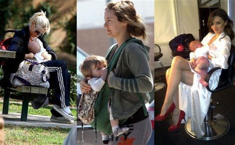 Pin On Celebrities Breastfeeding