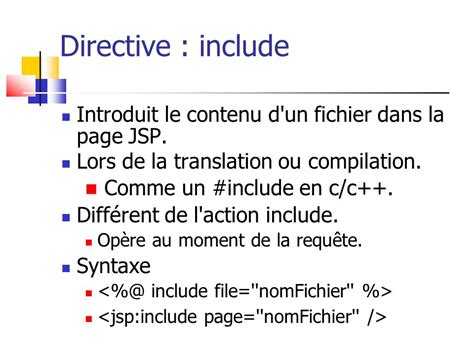 JSP Java Server Page Jean Jacques LE COZ Plan Technologie Syntaxe