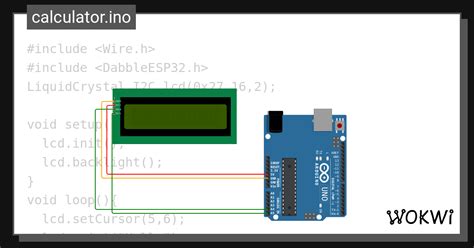 Calculator Ino Wokwi ESP STM Arduino Simulator