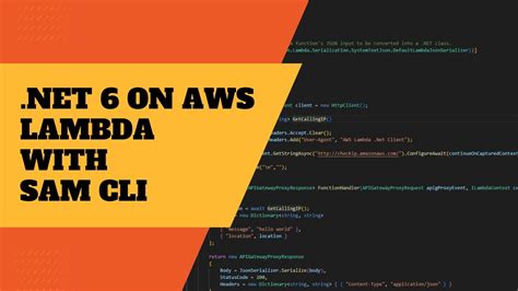 Build Serverless Application Using Net 6 And The Aws Sam Cli Youtube