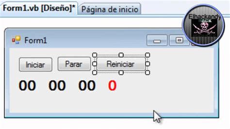 Crear Cronometro Con Visual Basic YouTube