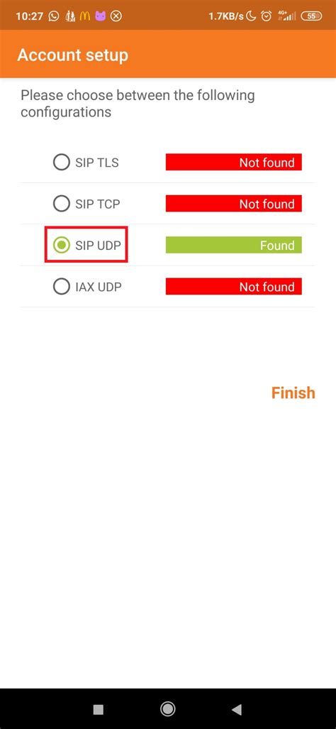 Switzernet Zoiper Configuration