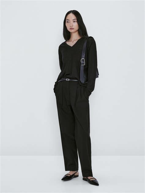 블랙 스웨터 Massimo Dutti South Korea 대한민국