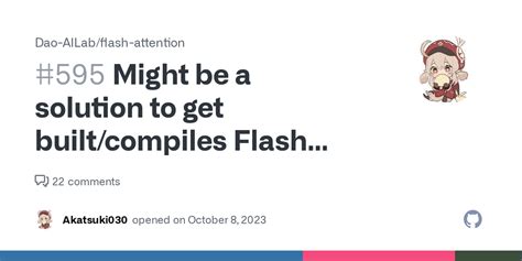might be a solution to get built compiles flash attention 2 on windows