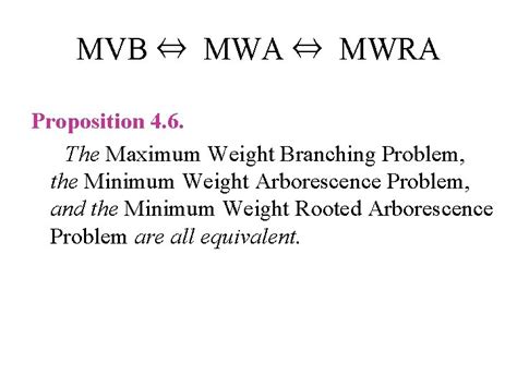Spanning Tree Lecture 4 Minimum Spanning Tree Problem