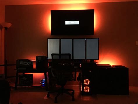 LED Lights Make A Computer 150 Faster Fact Led Lights Custom Pc Battlestation
