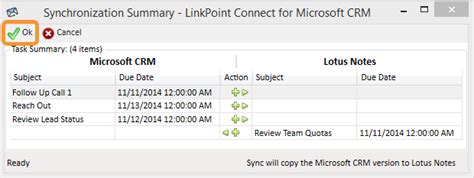 Syncing Tasks Between Ibm Notes And Microsoft Dynamics Crm With Manual