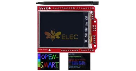 2 4 inch tft lcd display module touch screen shield ili9340 ic onboard