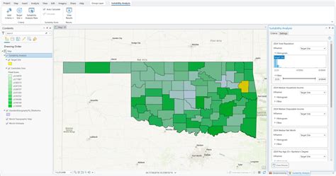 Use Advanced Calculation Options In Arcgis Business Analyst Pros Suitability Analysis Workflow
