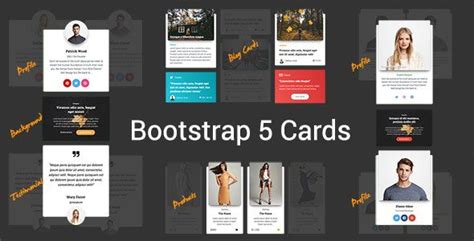 Modern Responsive Bootstrap 5 Cards Codemarket
