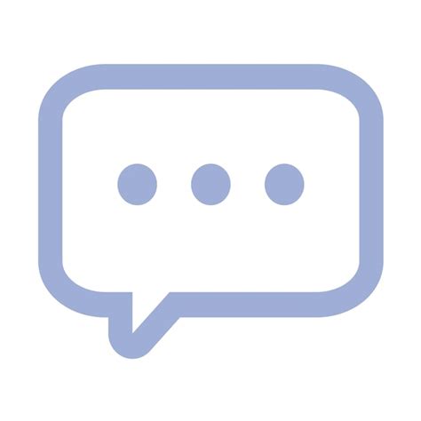 Premium Vector Flat Minimalist Vector Speech Bubble