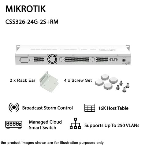 Buy Ipohonline MIKROTIK CSS326 24G 2S RM Cloud Smart Switch 24 Port Gigabit 10G SFP L3