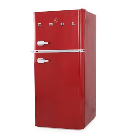 Commercial Cool 4 5 Cu Ft Mini Fridge With Freezer Red Ccrrd45hr At