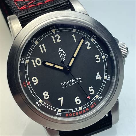 Dave Berghold Db Model 2 Field Watch With Black Dial Db Field Black