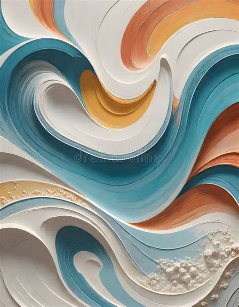 Colorful Glossy Wave Pattern Generative Ai Stock Illustration Illustration Of Innovation